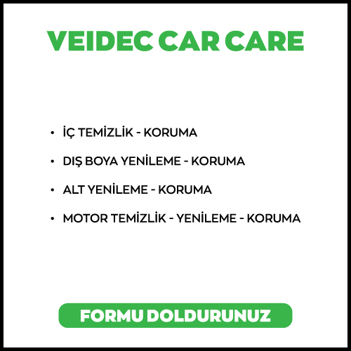 Veidec Car Care Teklif Formu – Tunalı Motorlu Araçlar